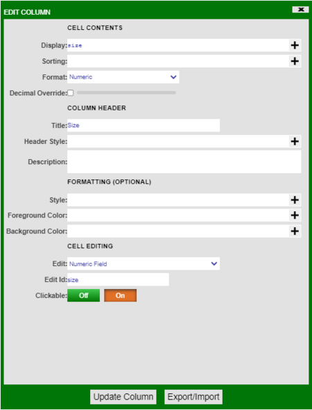 GUI Callbacks - 3forge Documentation